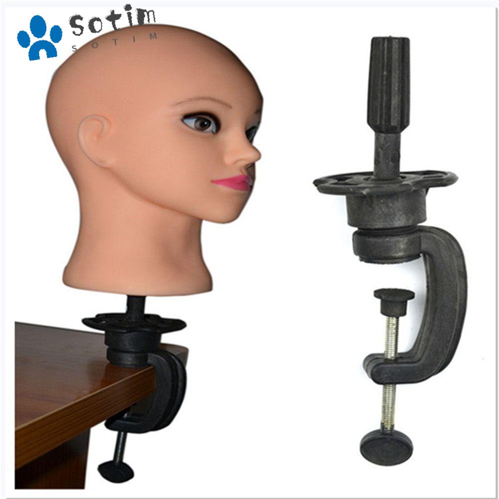 SOTIM Wig Head Stand Plastic Material Tools Table Clamp Wig Stands ...