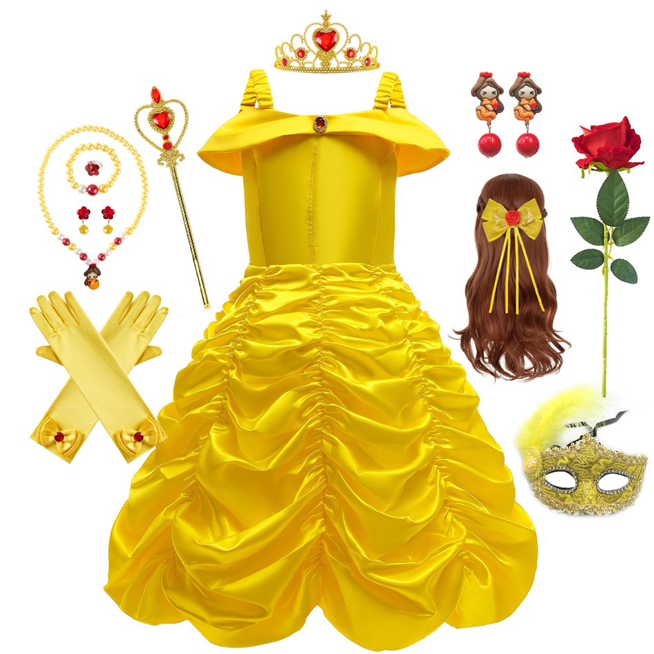 DYAA E39 Girl Belle Cosplay Dress Baby Princess Party Clothing Beauty ...