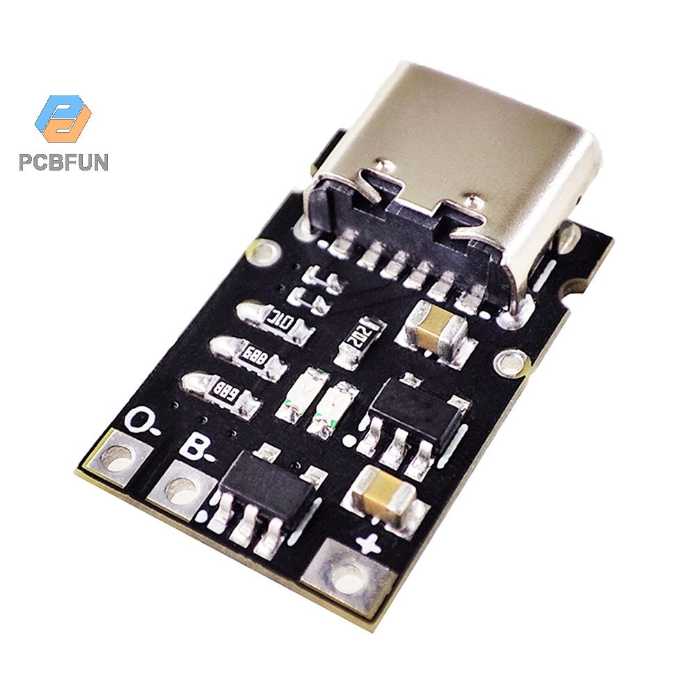 Pcbfun Dc5v To 4.2v Mini Li-ion Battery Charging Board 500/400/300/200 ...
