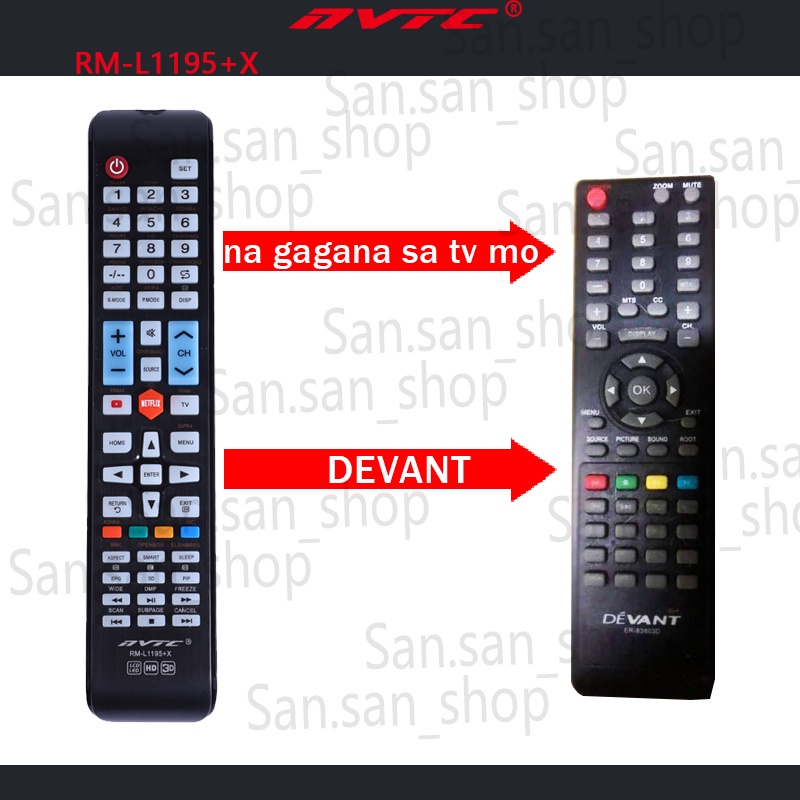 Universal Remote Control for devant led TV remote,(universal) na gagana ...
