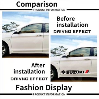 Suzuki Car Stickers Auto Door Side Body Decor Decals Anti-scratch Cover ...