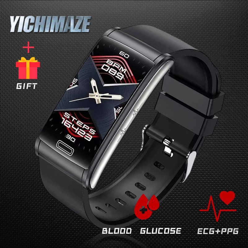 E600 Smart Watch, Blood Glucose Monitoring, ECG and PPG, Blood Oxygen ...