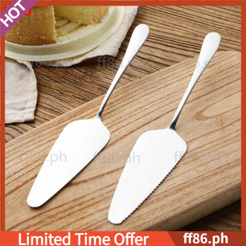 Stainless Steel Serrated Edge Cake Server Blade Cutter Pie Pizza Cake ...