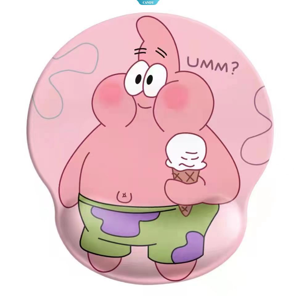 Anime Mouse Pad SpongeBob Patrick Star Winnie Bear Keyboard Pad Set ...