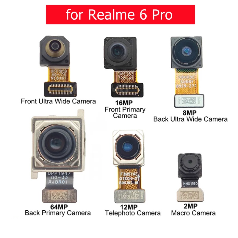 for Realme 6 Pro Camera Module Front Ultra Wide Primary Camera Main ...