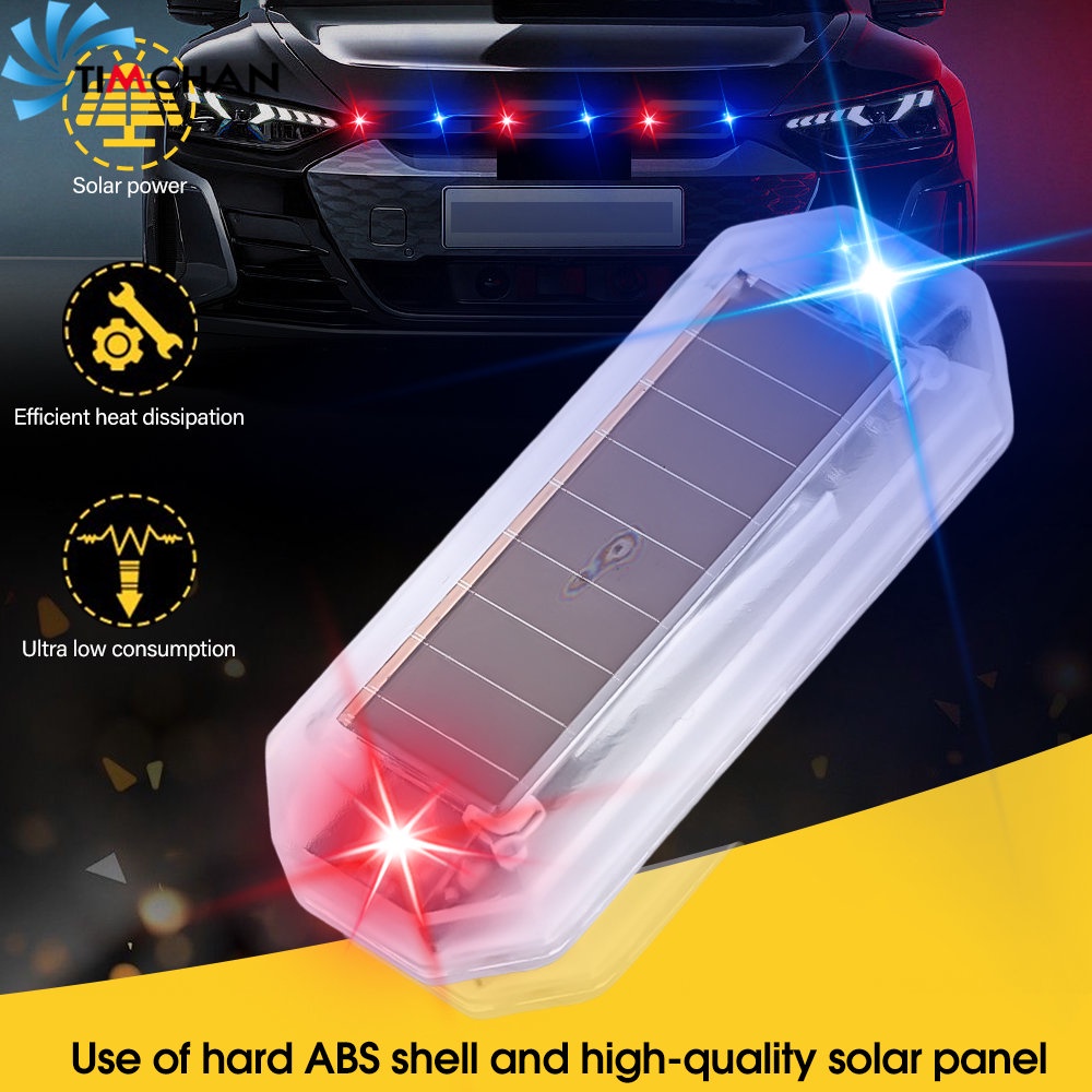 Automotive Solar LED General Strobe Warning Light / Car Warning Light ...