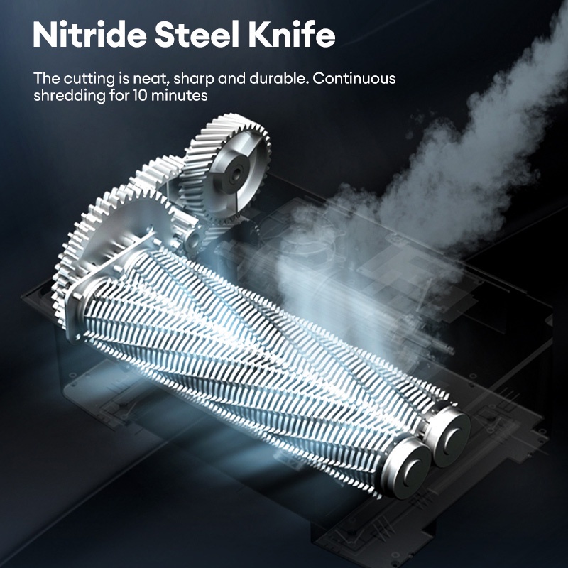 Deli Automatic Paper Shredder 180W High-Power Silent Paper Shredder ...