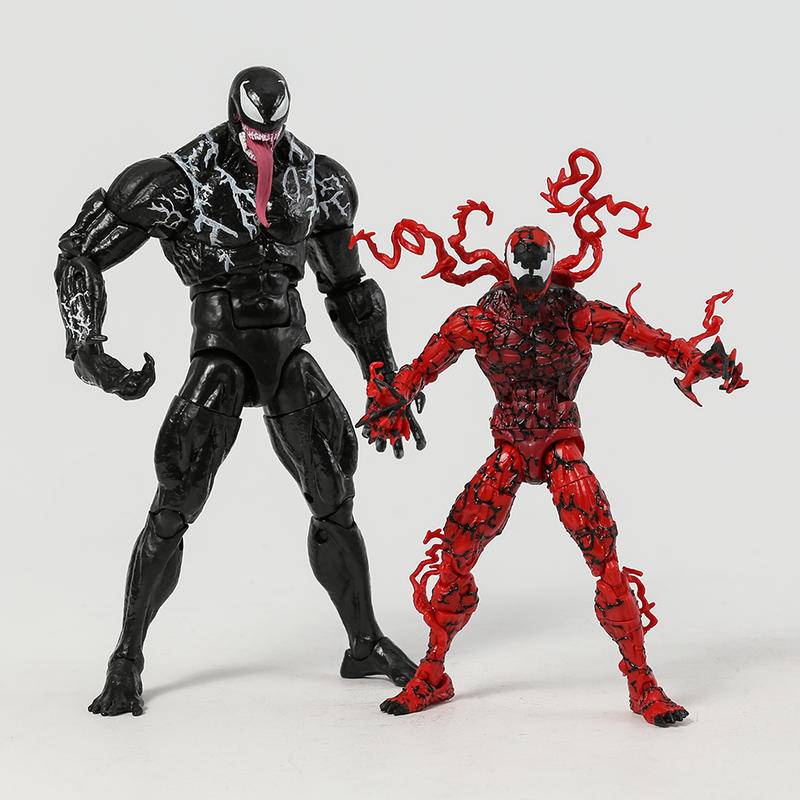 Venom: Let There Be Carnage Venom Eddie Brock Carnage Cletus Kasady Model Figurals Brinquedos ...