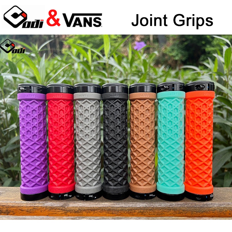 ODI&VANS Joint MTB Handle Grip Lock-on Mountain Bike Grips 130mm Handle ...