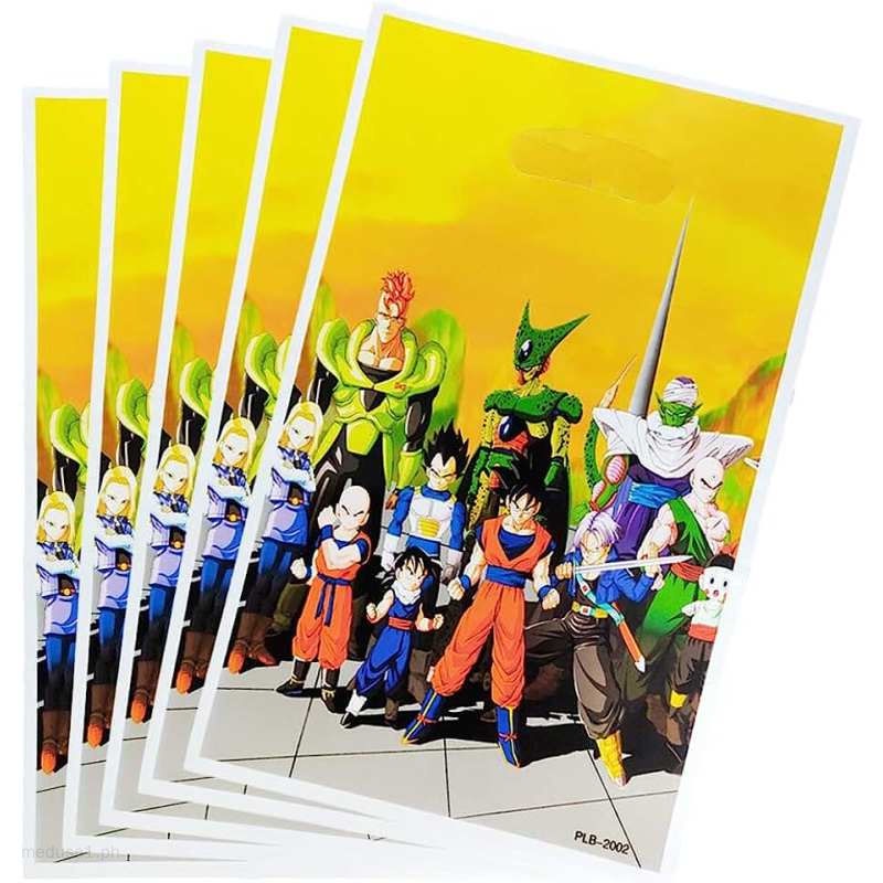 10PCS Dragon Ball Loot Bag Candy Bag Gift Bags Anime Theme Kids ...