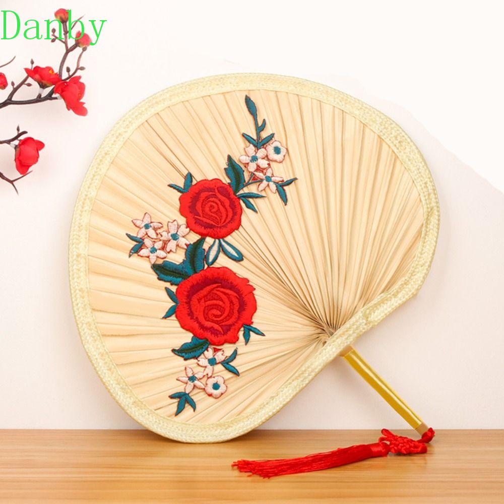 DANBY Hand Fan Manual Handmade Bamboo Woven Cooling Summer Chinese ...