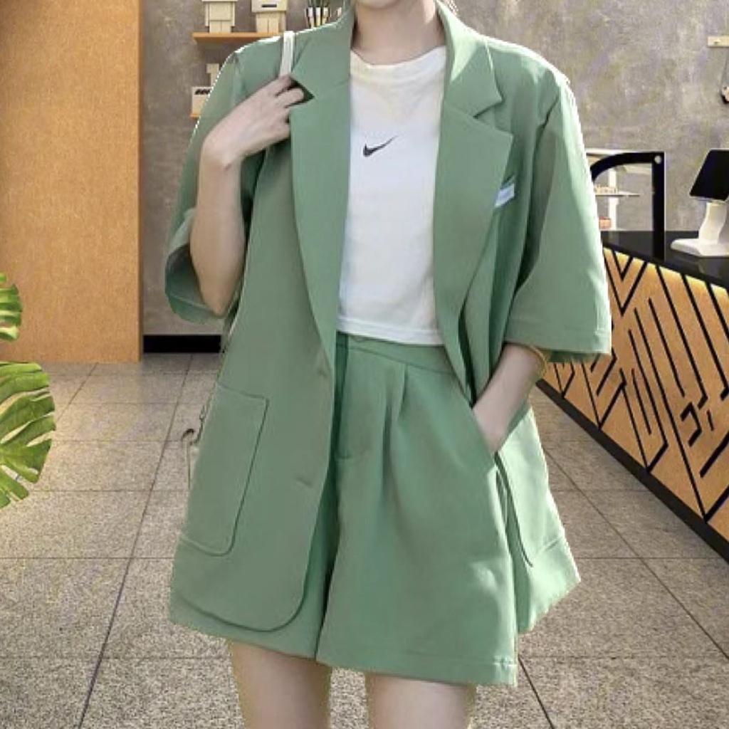[Terno] Coat for woman blazer coordinates set French Fashion Wear Suit ...