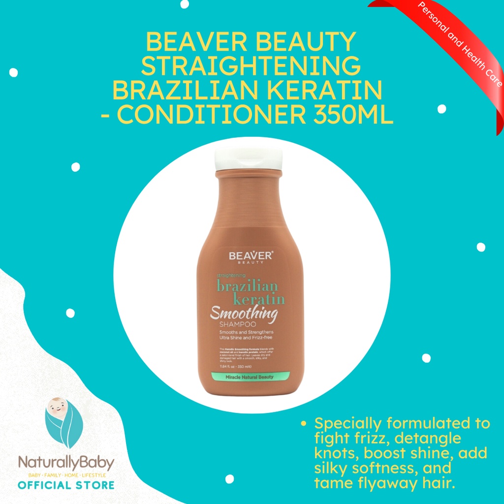 Beaver Beauty Straightening Brazilian Keratin Smoothing Conditioner ...