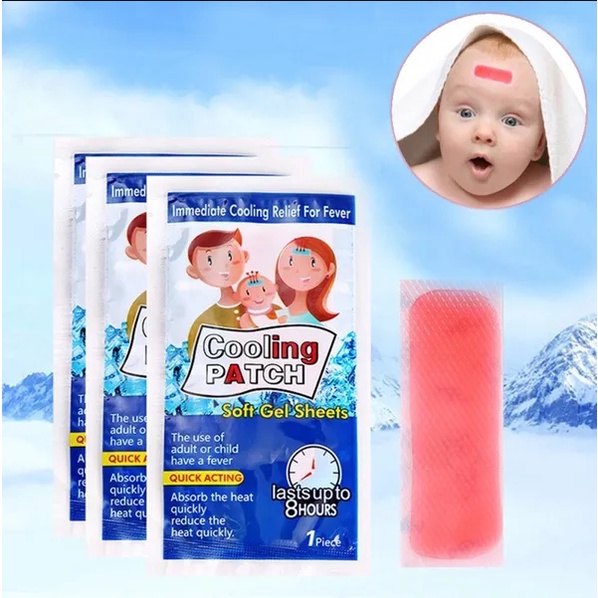 JM-Pain Relief Baby Fever Patch Bring Fever Down Cooling Gel for ...