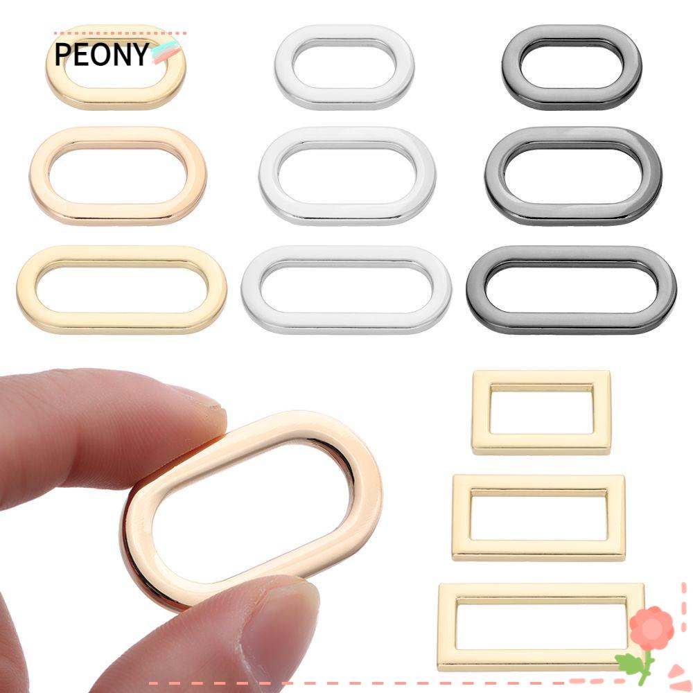 PEONY D Ring Buckle Metal Detachable Bag Strap Accessories Open Screw ...