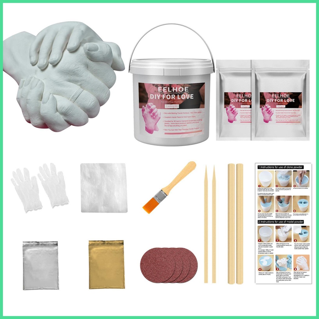 Hand Mold Casting Kit Sculpture Molding Hand Casting Practice Kit ...