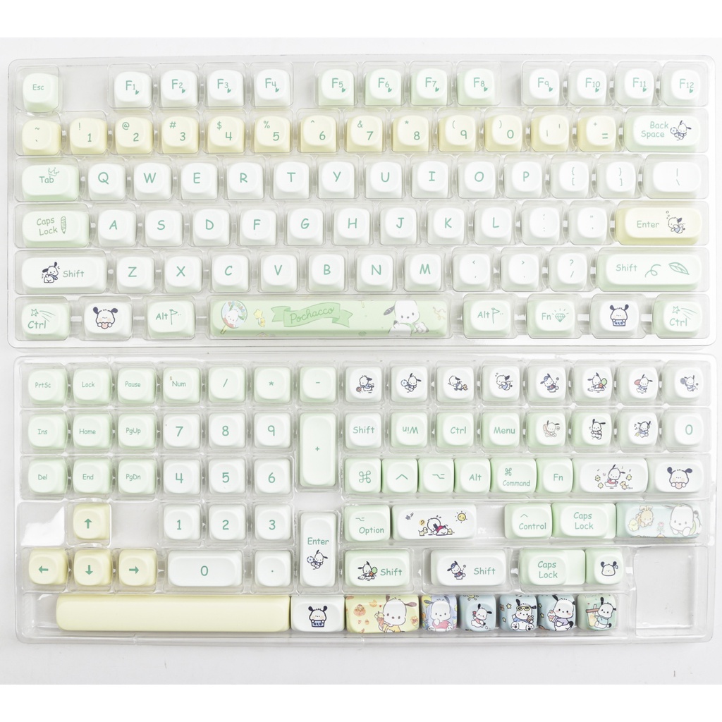 Space Bunny Keycaps MOA Profile Cartoon Rabbit PBT Dye Sub Mechanical ...