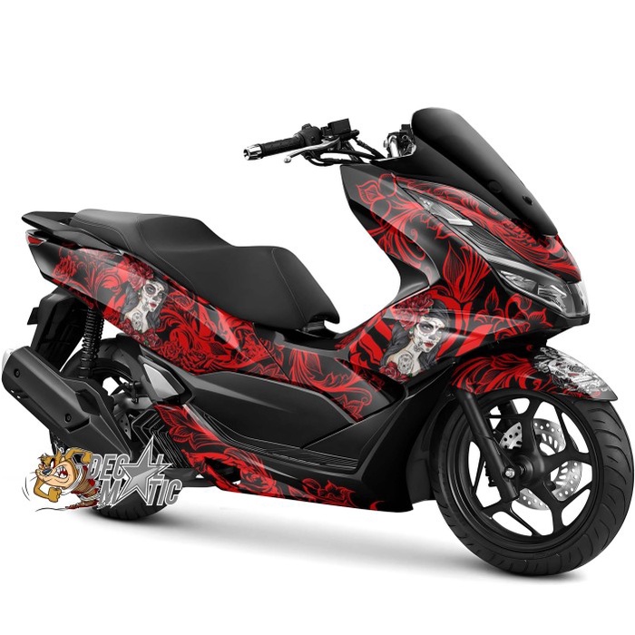 Full Body PCX Decal - Full Body Sticker for Honda PCX 160 / PCX150 Lady ...
