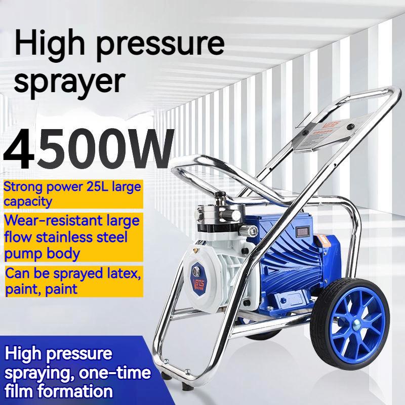 4500W high-pressure airless spraying machine, internal and external ...