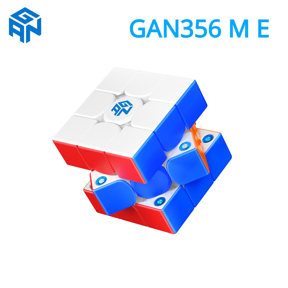 GAN 356 ME 3X3 Cube Magnetic Magic Speed Cube Stickerless Professional ...