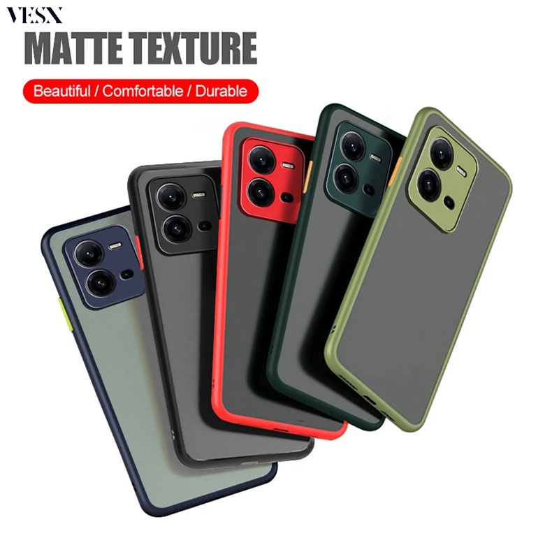 Matte Soft Hard Phone Case For VIVO V30 V30E V29 V27 V27E V25 V25E V23 V21 V20 Pro V23e 4G 5G ...