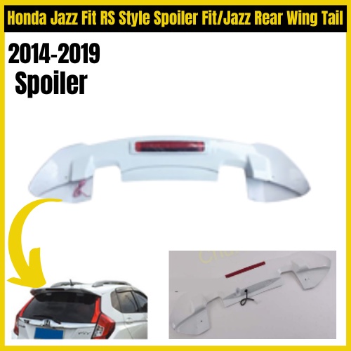 2014-2019 Honda Jazz Fit RS Style Spoiler Fit/Jazz Rear Wing Tail GK5 ...
