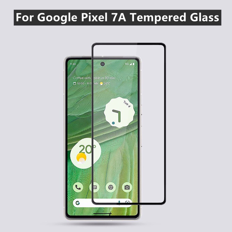 For Google Pixel 7A Screen Protector Full Cover Tempered Glass Screen ...