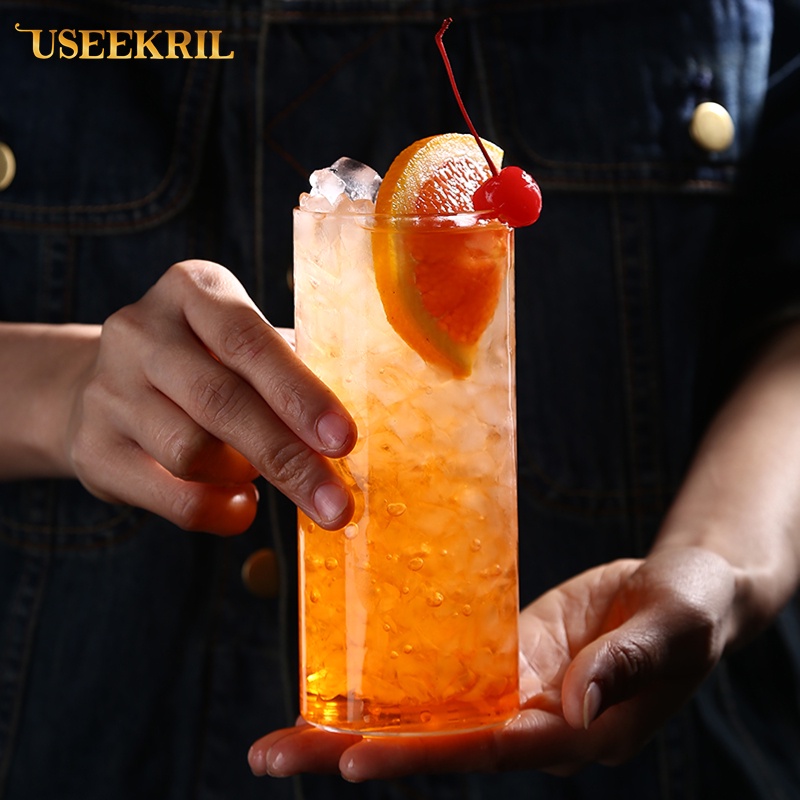 Creative Straight Cocktail Cup Highball Glass Long Island Iced Tea ...