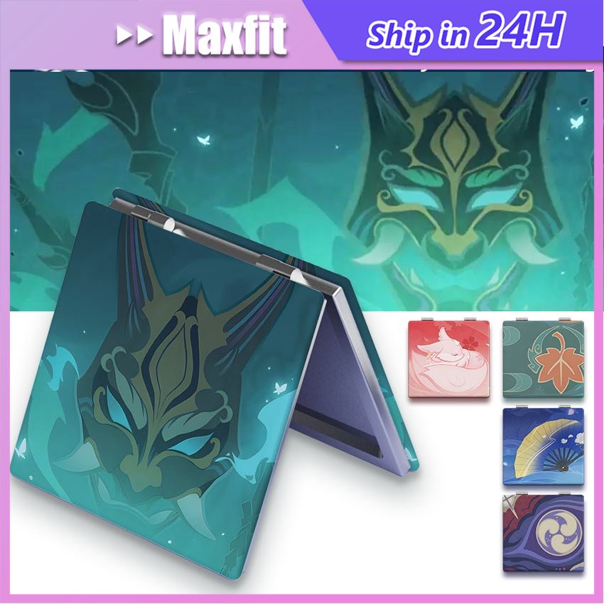 Genshin Impact Mini Folding Mirror Genshin Mini Small Mirror Book Style ...