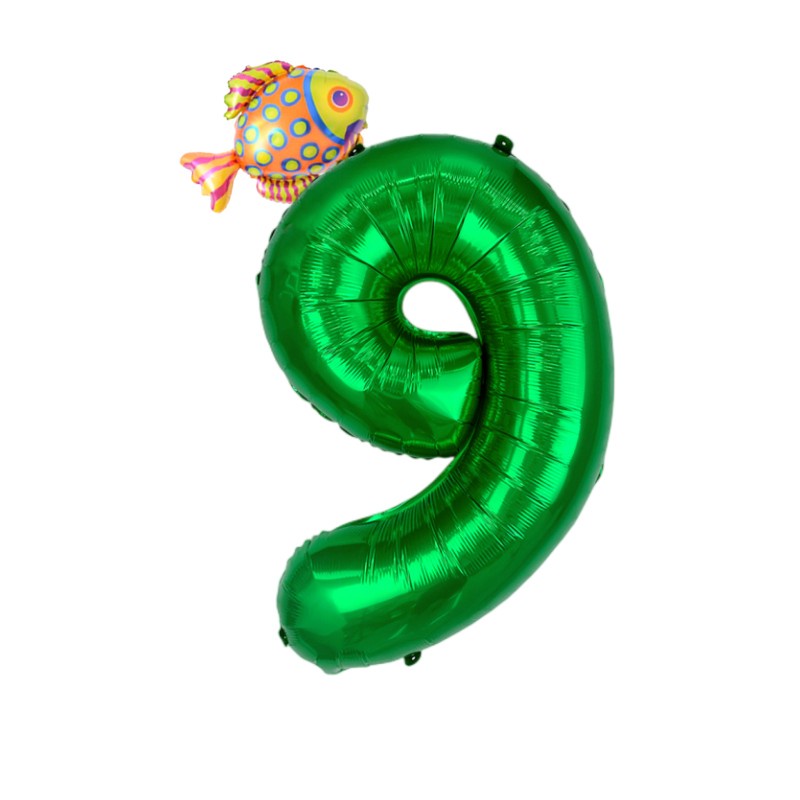 2pcs/set Marine Animal Theme Balloons Birthday Party Decorations ...