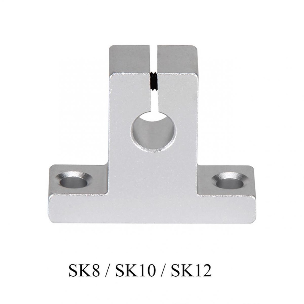 1 Piece SK8 / SK10 / SK12 Aluminum Linear Motion Rail Shaft Support for ...