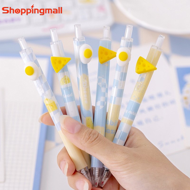 Ins Style High Beauty Durable Ball Pen Cheese Cartoon Signature Pens ...