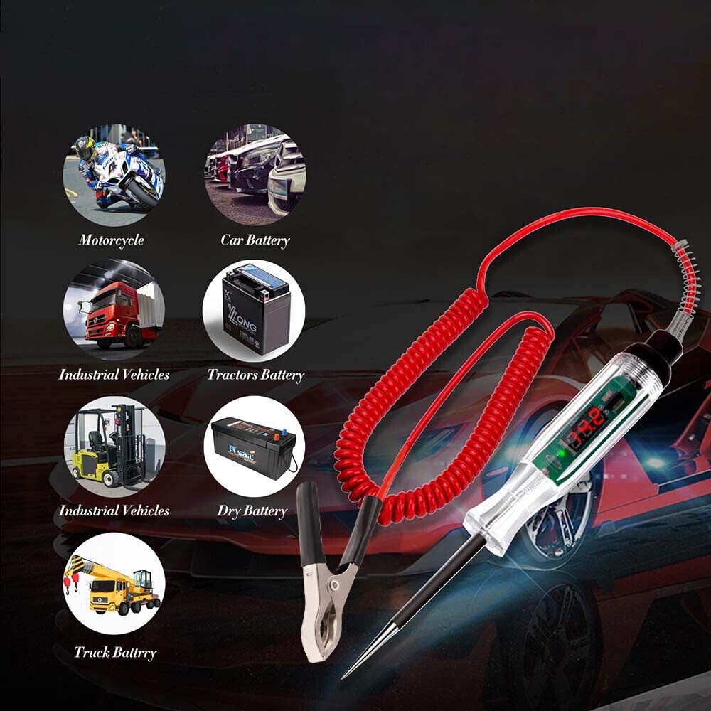 3-24V automotive circuit detection pen, electric pen, spring wire ...