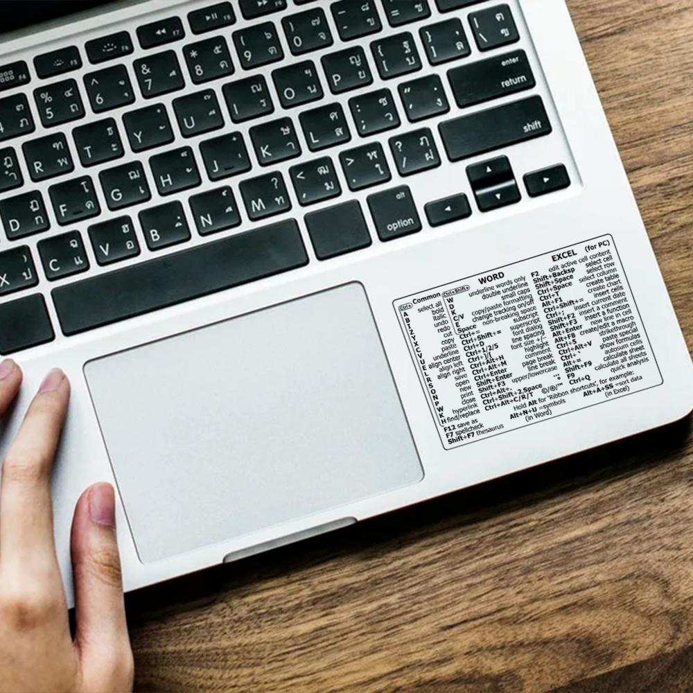Windows PC Reference Keyboard Shortcut Sticker Adhesive for Laptop ...