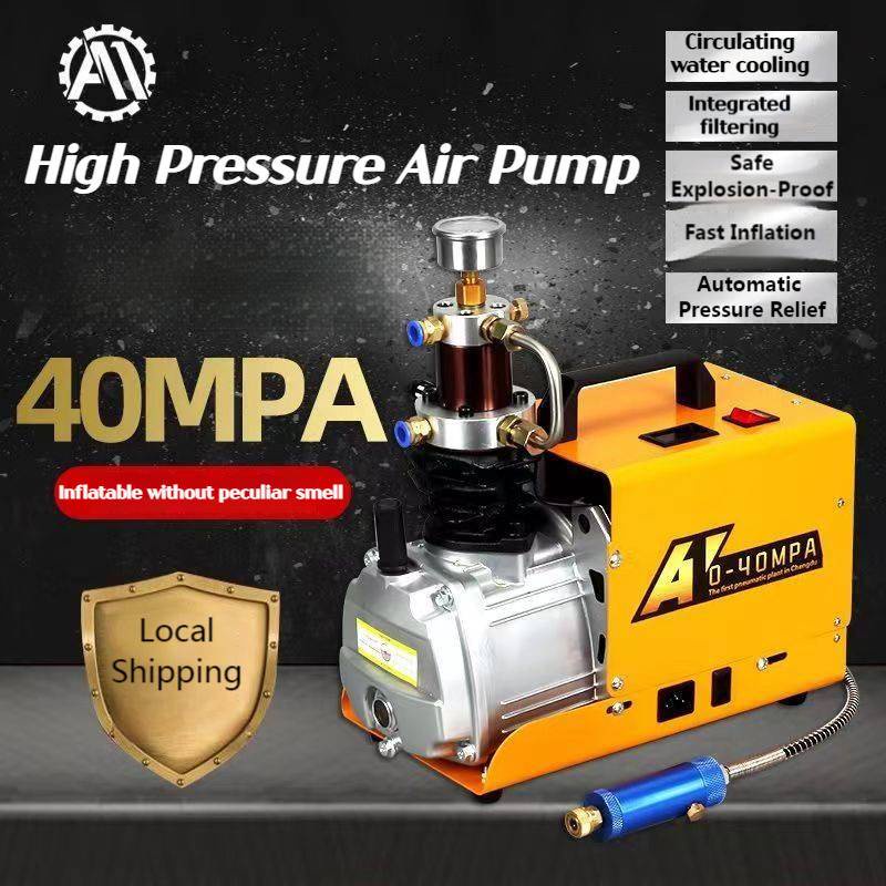 pcp Air Compressor 30mpa Electric High-pressure Air Pump 40mpa Single ...
