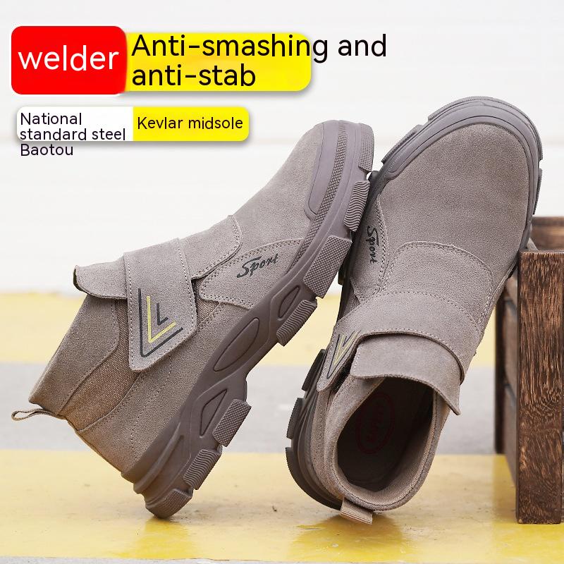 High-quality Waterproof Safety Shoes Safety Boots Steel Toe Cap Martin ...