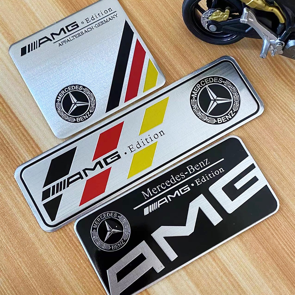 For Mercedes Benz AMG Affalterbach Apple Tree Emblem Aluminum Alloy ...