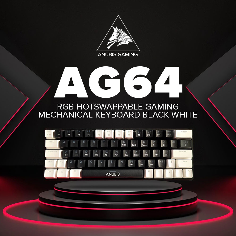 EasyPC| Anubis AG64 Gaming Mechanical Keyboard | RGB | Hot Swappable ...