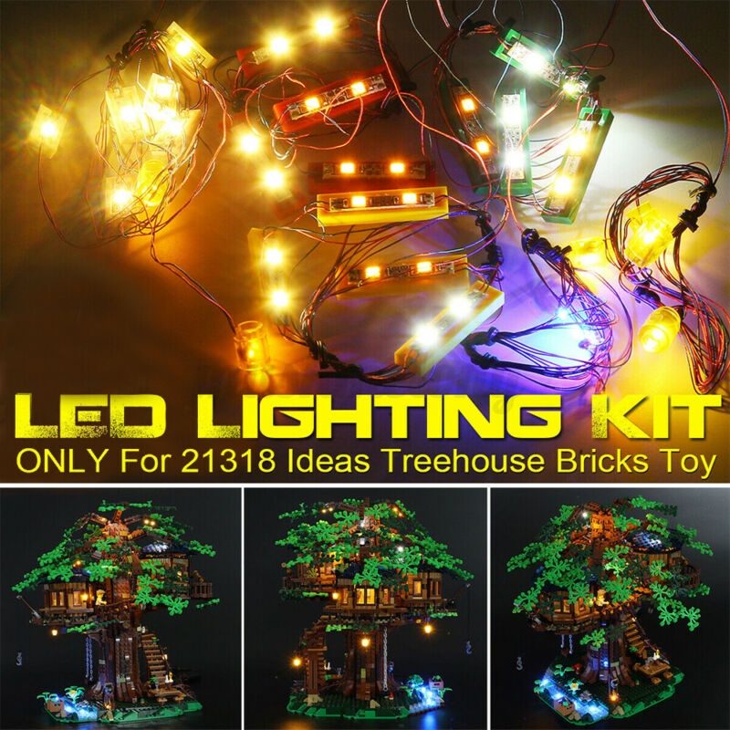 USB LED Lighting Light Up Kit Only For LEGO 21318 Ideas Treehouse ...