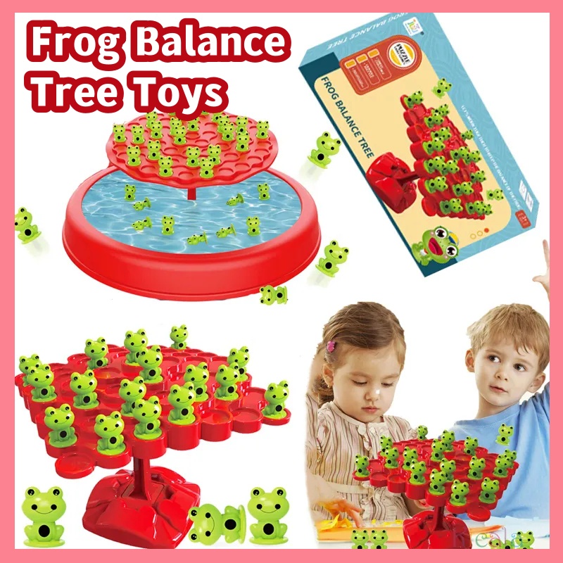 Balancing Board Puzzle For Kids Frog Balance Tree Educational Parent ...