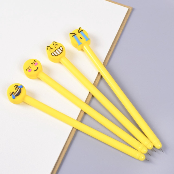 Cartoon Smiley Face Expression Pen Children Students Painting ...