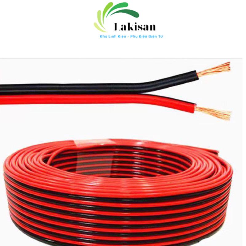 Red and black double wire 26awg 24awg 22awg - Pure copper - 100 meters ...