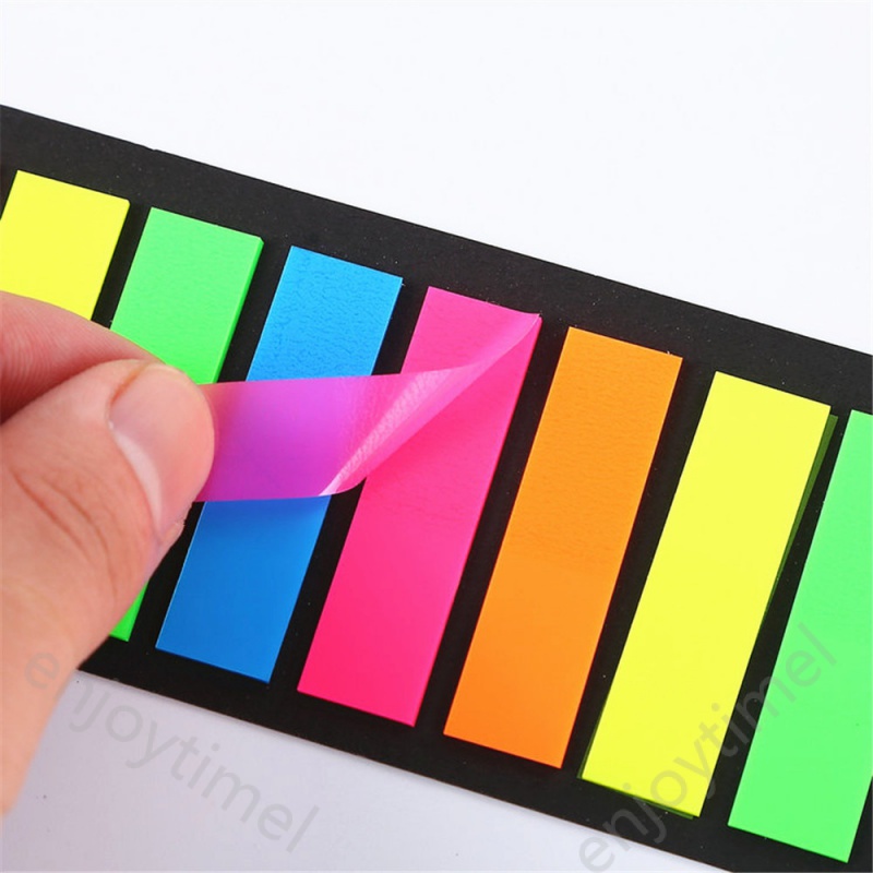 200 sheets Fluorescence Self Adhesive Memo Pad Sticky Notes Bookmark ...