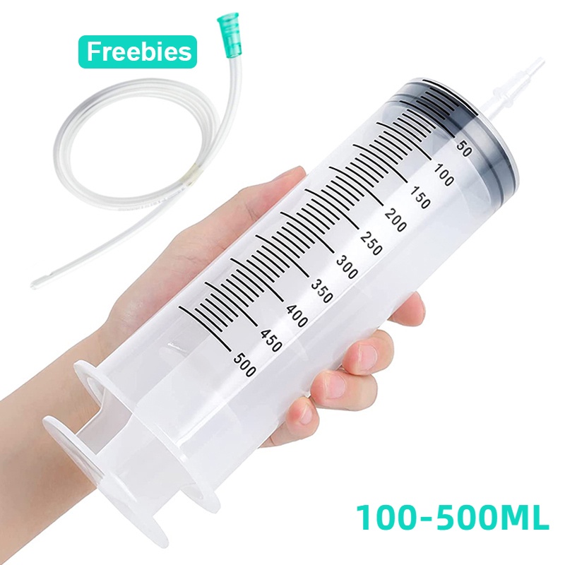 100ML-500ML Reusable Big Size Syringe Plastic Injector for Pets Cats ...