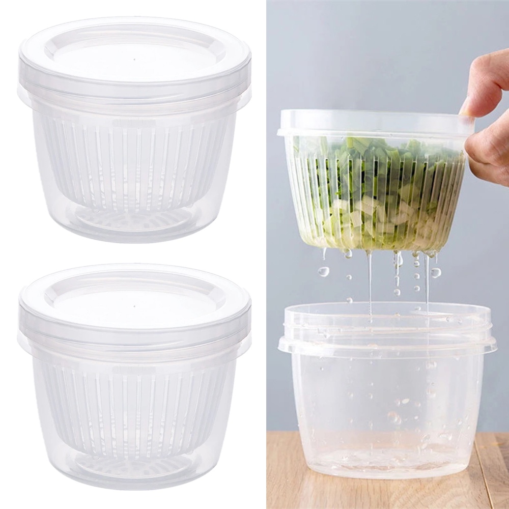 Kitchen Refrigerator Drain Fresh Box/Fruit Vegetable Fresh-Keeping ...