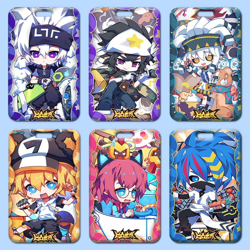 Anime Cartoon Aotu World DIY Student School Campus ID Card Hard Cover ...