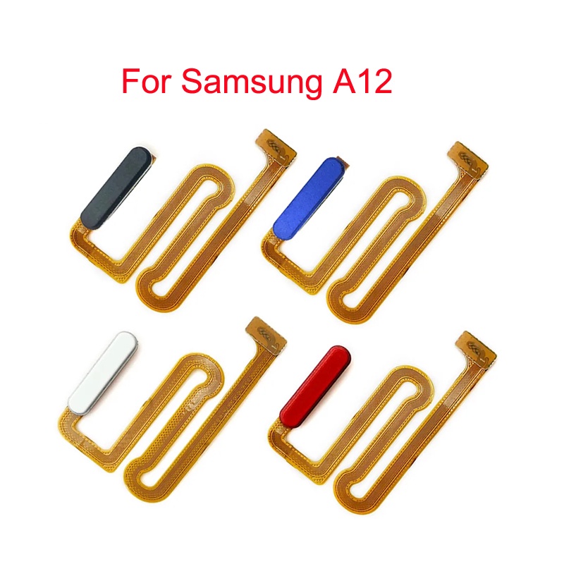 Finger Print Power Button Fingerprint Flex For Samsung Galaxy A12 ...