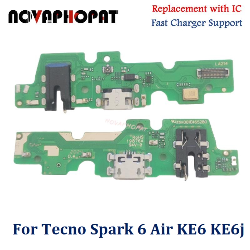 Novaphopat Best Quality For Tecno Spark 6 Air KE6 KE6j USB Dock Charger ...