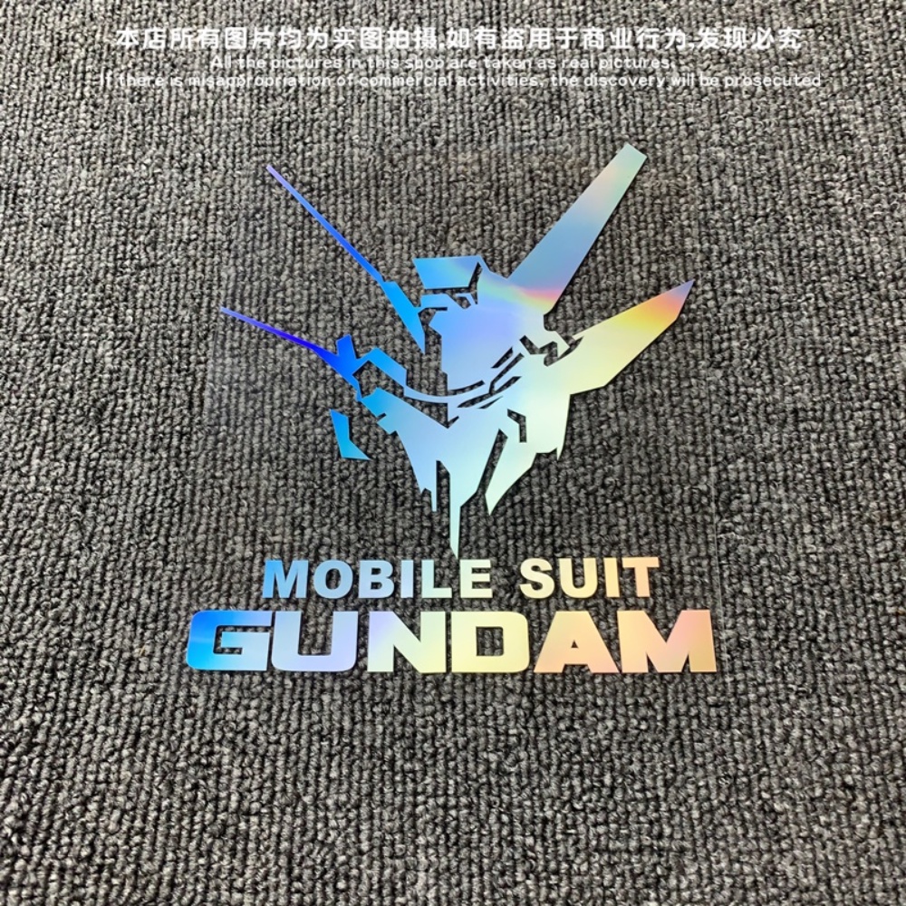 Gundam Mobile Warrior High Mobility Test Stickers Two-Dimensional Car ...