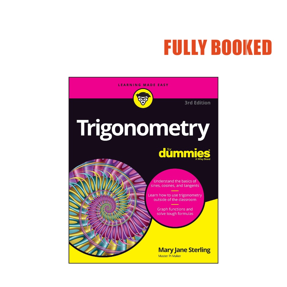 Trigonometry For Dummies, 3rd Edition (Paperback) by Mary Jane Sterling ...